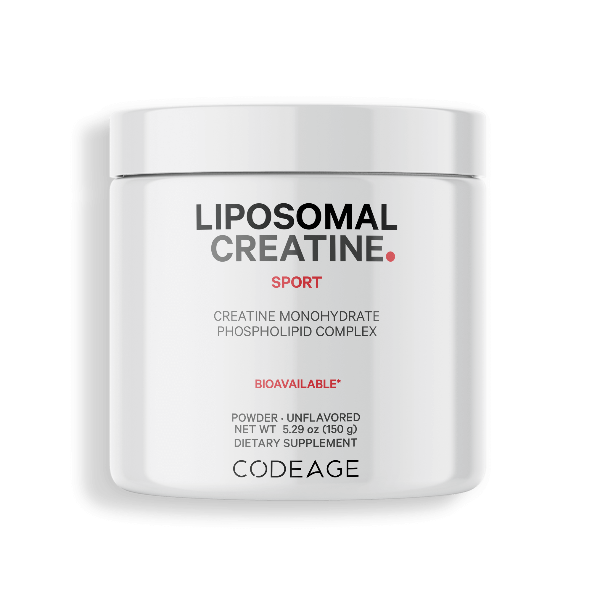 Codeage Liposomal Creatine Monohydrate Powder Supplement - Micronized ...