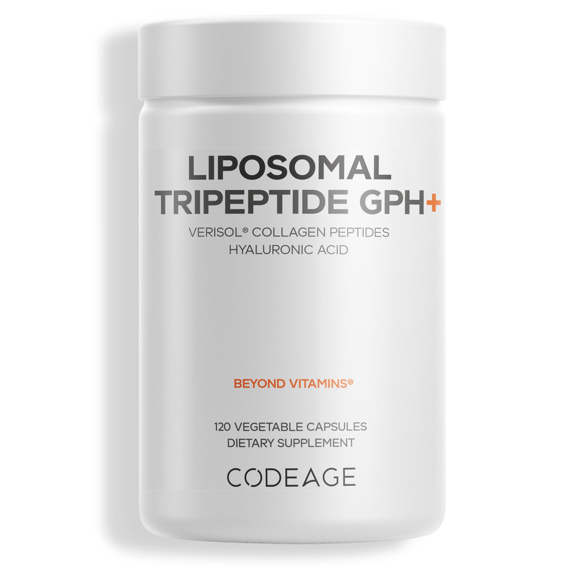 Codeage Liposomal Tripeptide GPH - Beauty Collagen Peptides with ...