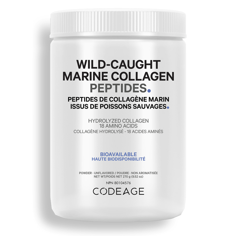 Codeage Wild Caught Marine Collagen Peptides Powder, Meatless Collagen