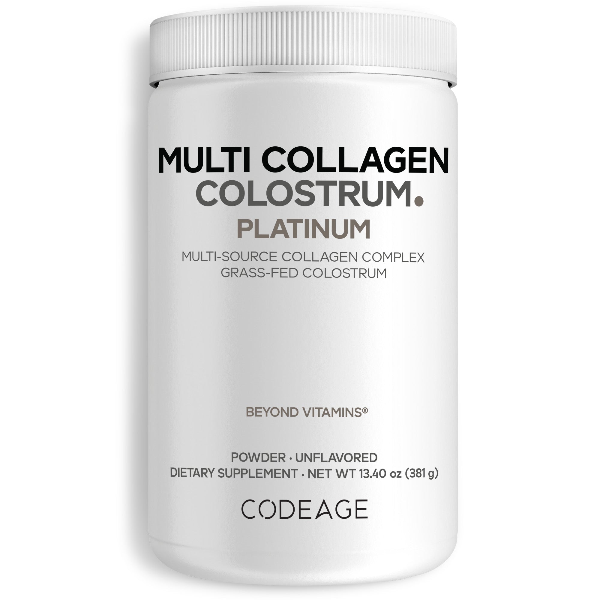 Codeage Multi Collagen Colostrum Powder Platinum - Biotin, Vitamin C ...
