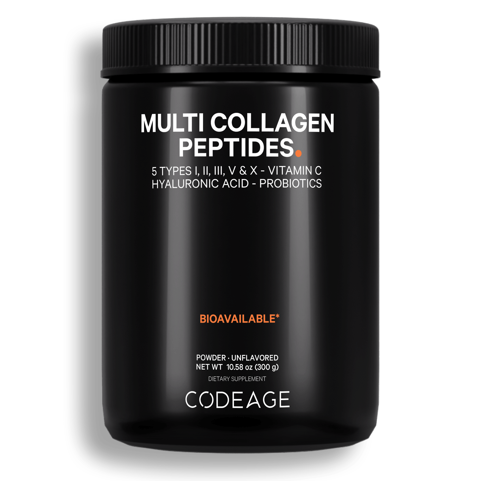 Multi Collagen Peptides + Probiotics Powder - Codeage