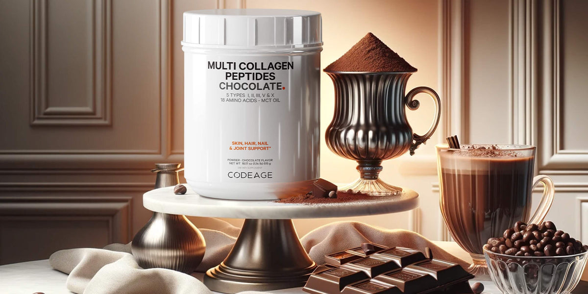 Multi Collagen Peptides Chocolate Powder - Codeage