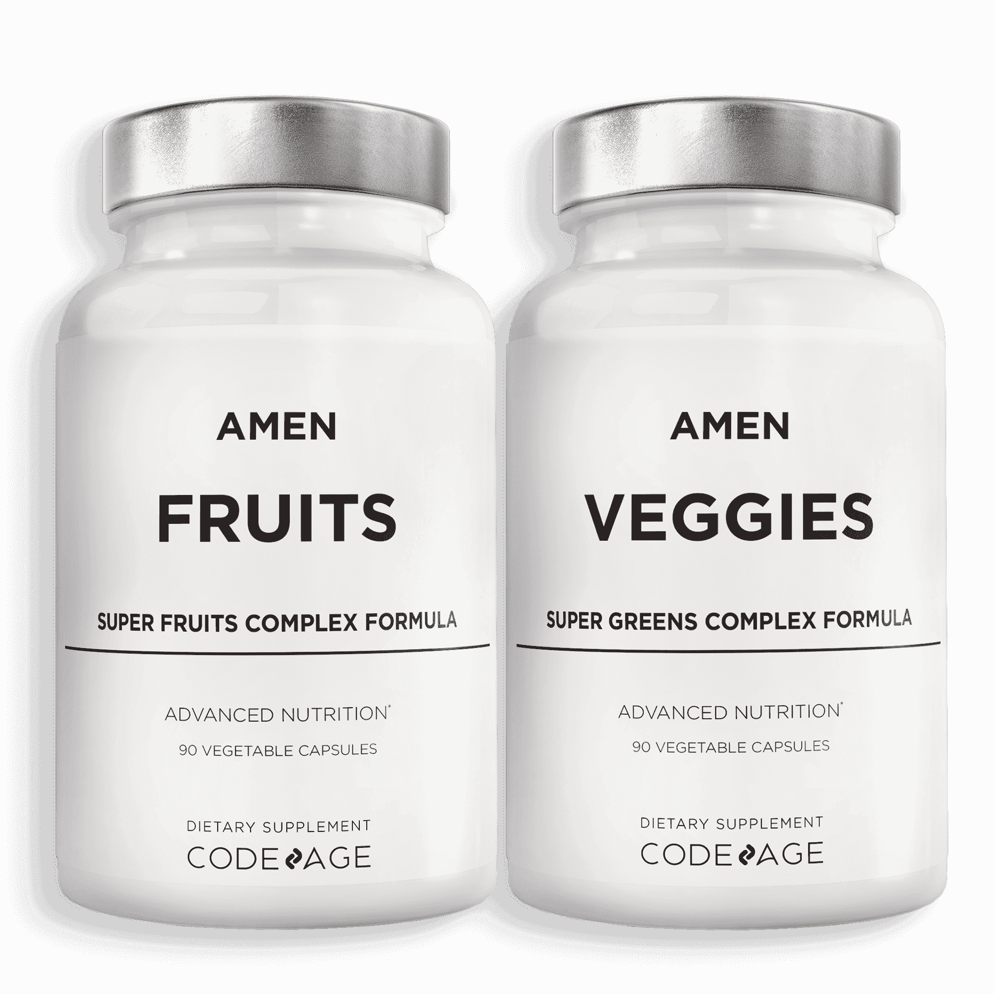 Amen Fruits + Veggies Vitamins, Raw Vegetables & Whole Fruits ...