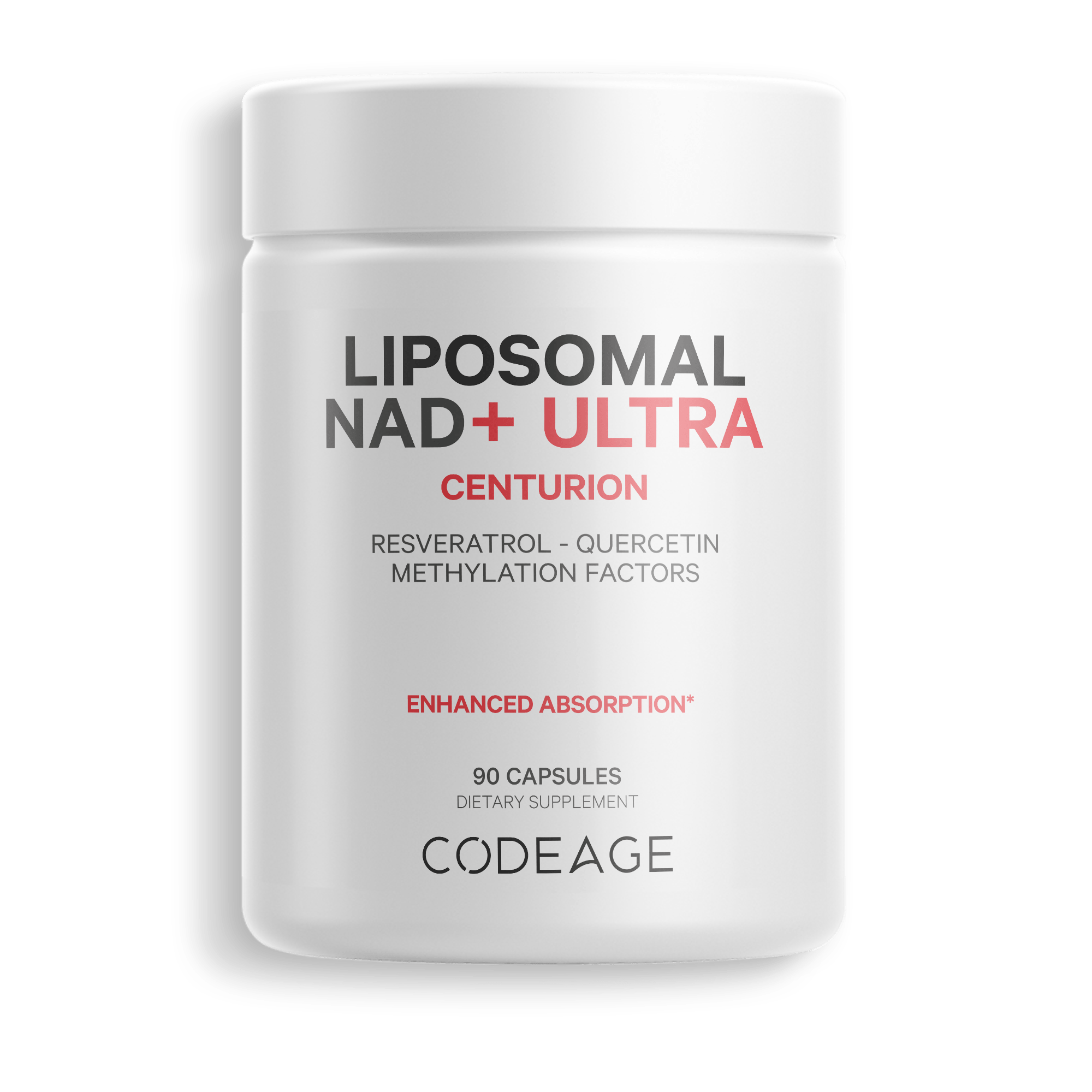 Codeage Liposomal NAD+ Ultra Supplement Resveratrol Quercetin Methylation