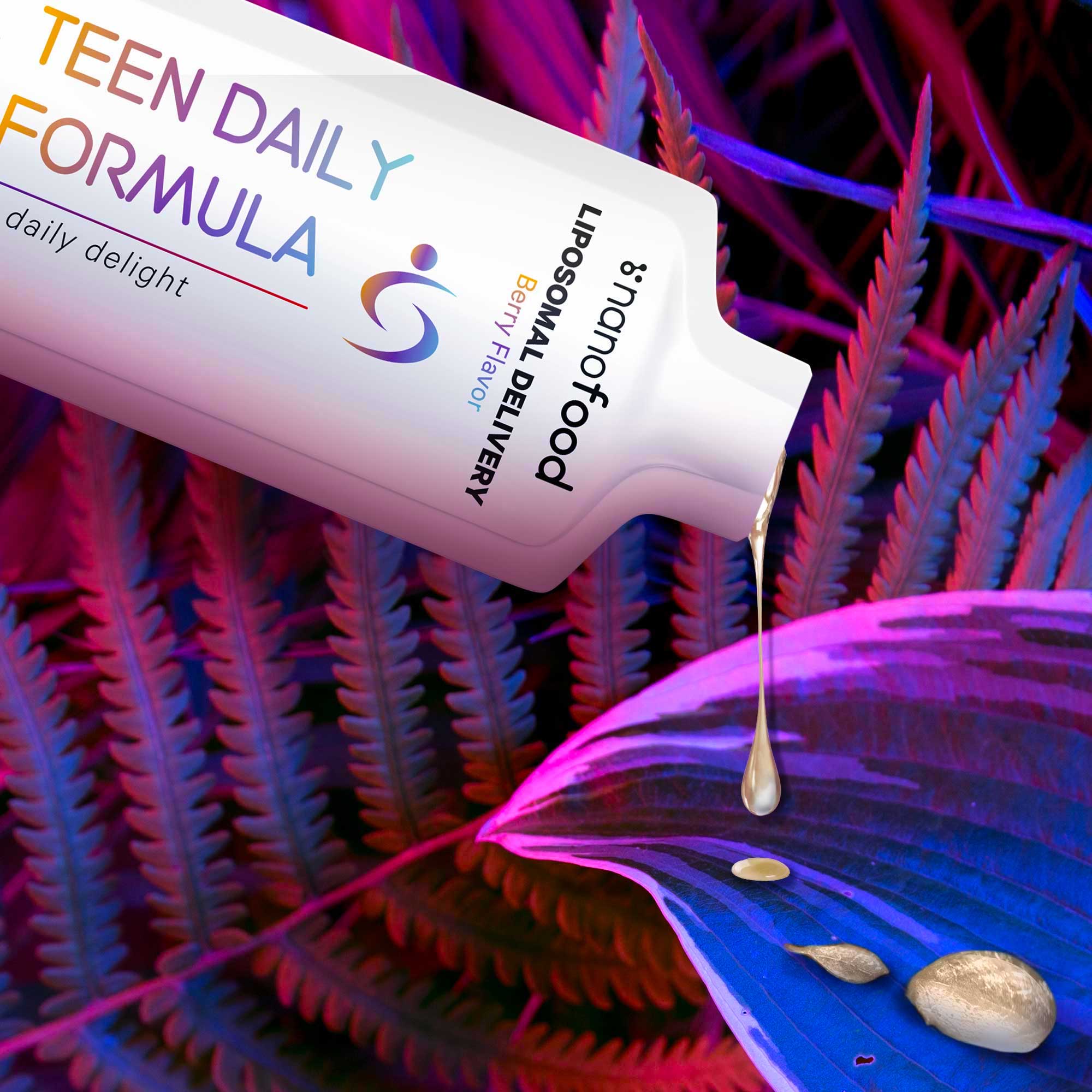 Codeage Liquid Vitamins for Teens Liposomal Multivitamin For Teenagers
